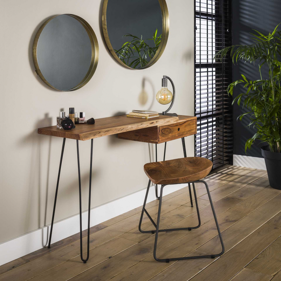 Coiffeuse en bois d'acajou