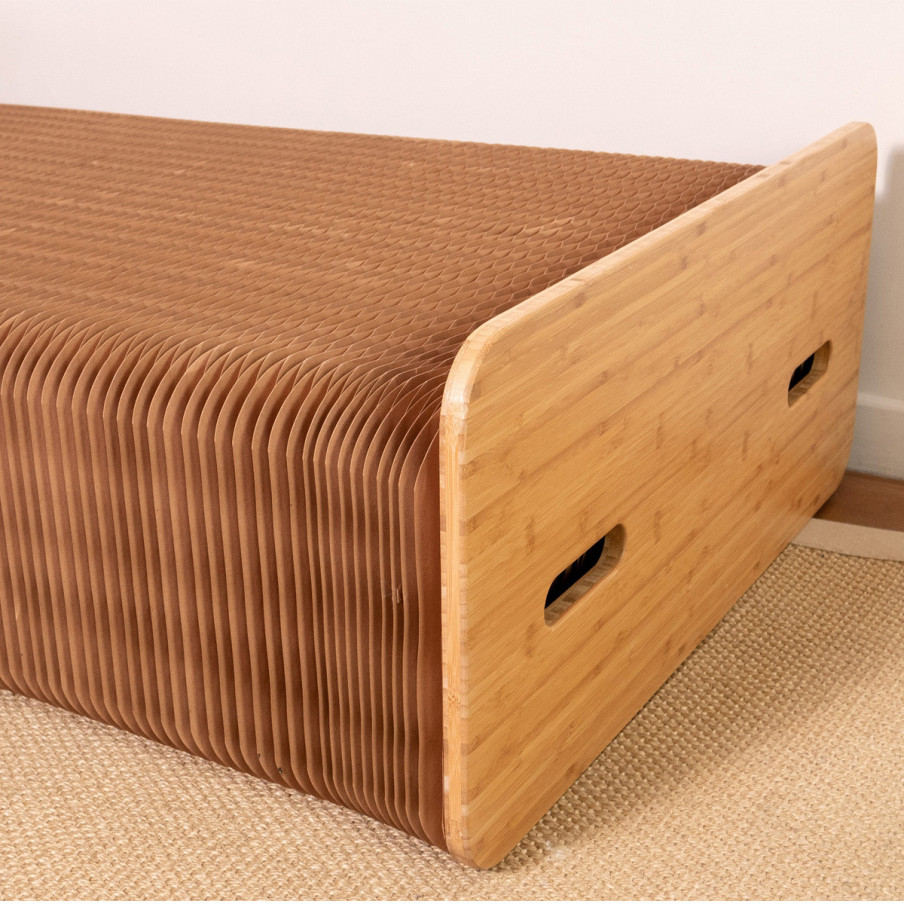 Lit pliable en carton alvéolé, Stooly