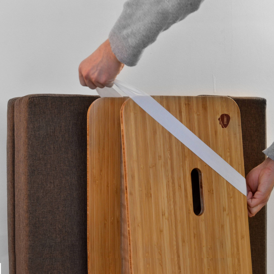 Lit pliable en carton alvéolé, Stooly