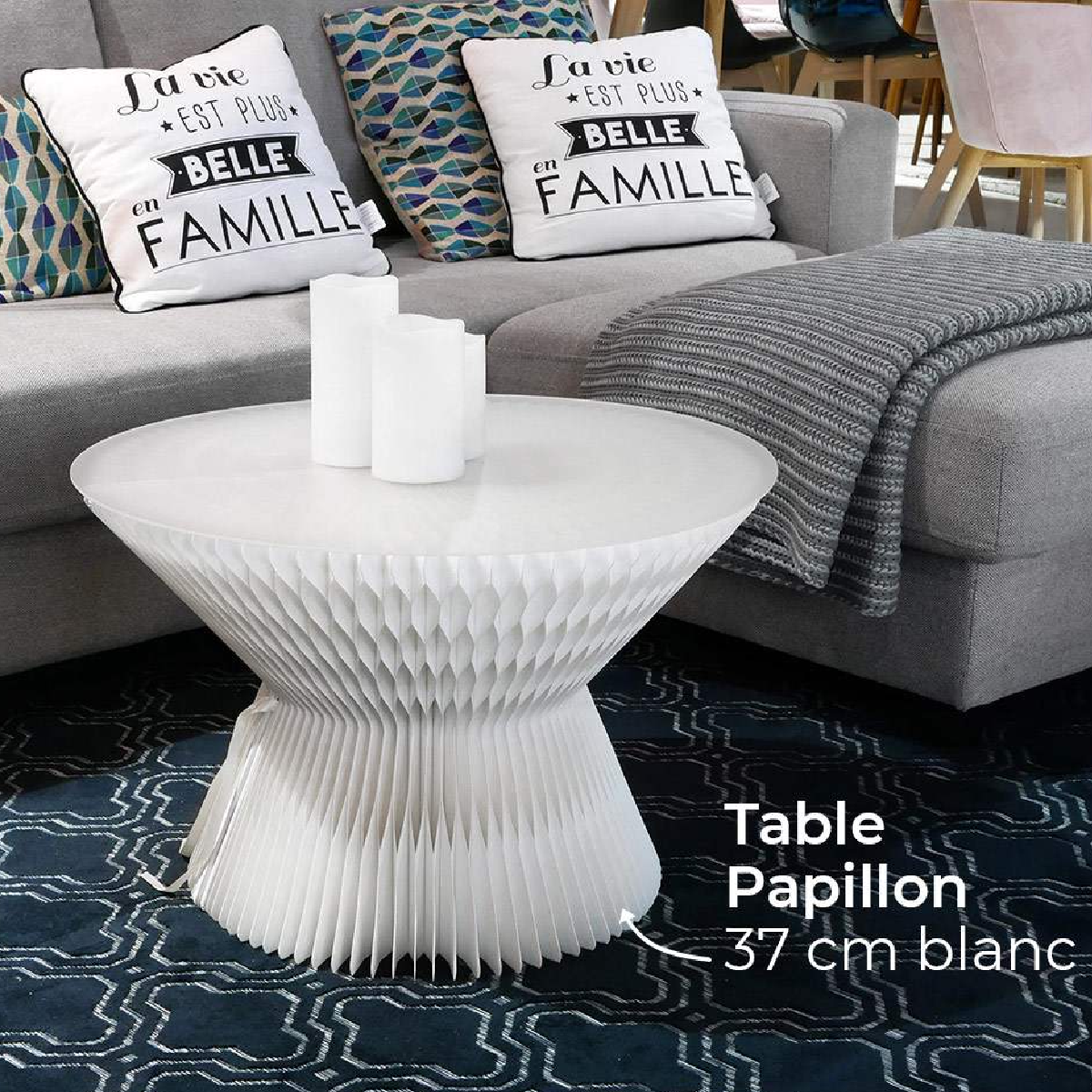 Table papillon en carton, Stooly